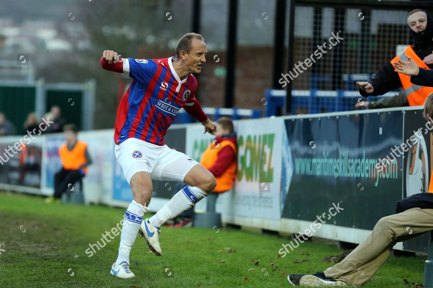 Paul Benson Dagenham Celebrates Scoring Second Editorial Stock Photo ...