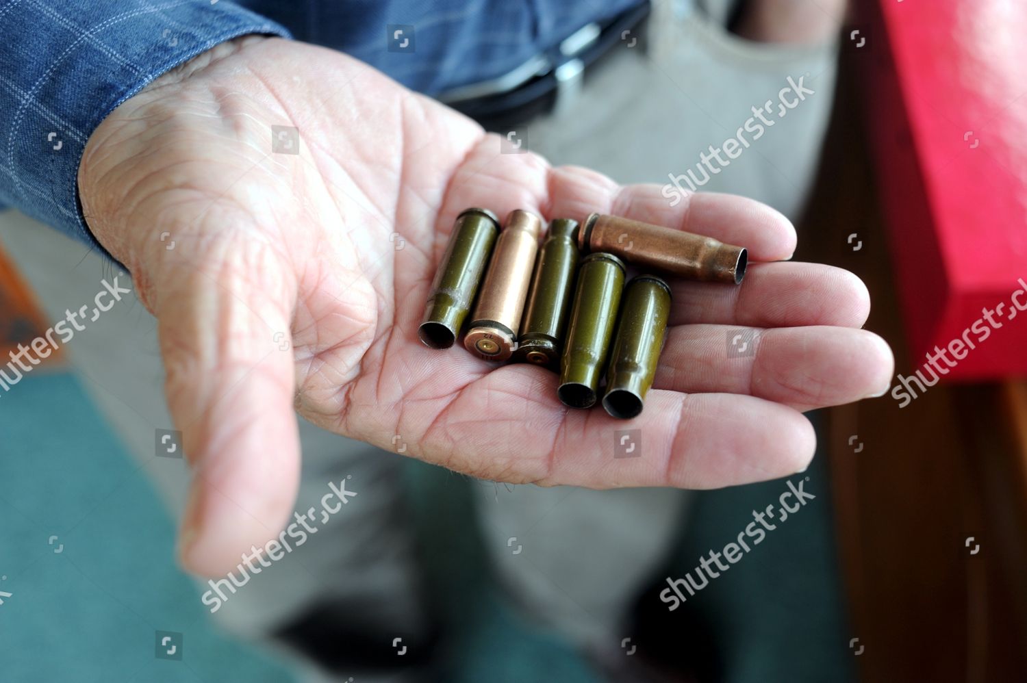 Bullet Shells Kalashnikov Ak47 Machine Gun Editorial Stock Photo ...