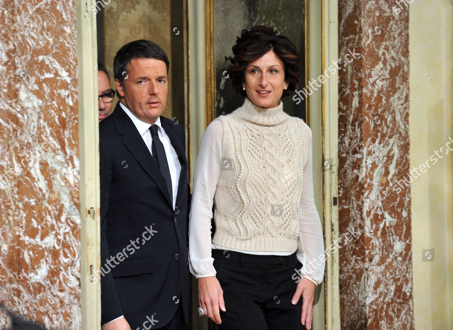 Agnese Landini Matteo Renzi Editorial Stock Photo - Stock Image ...
