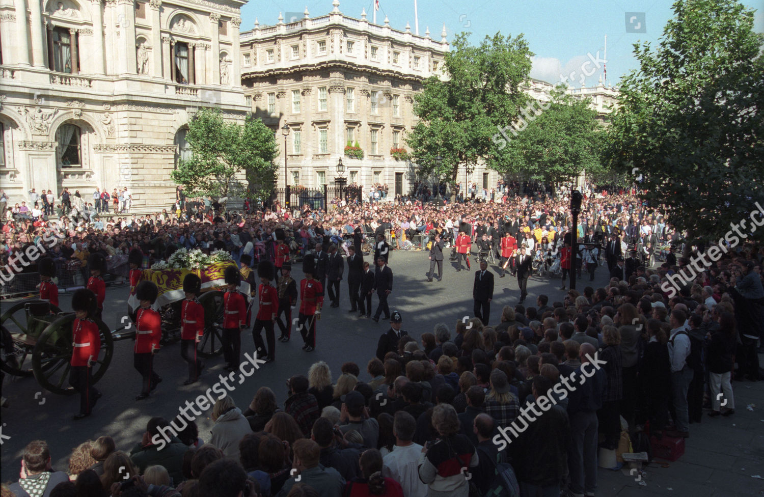 Funeral Procession Diana Princess Wales Editorial Stock Photo - Stock ...