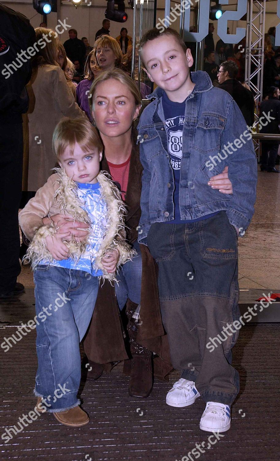 Patsy Kensit Her Sons Lennon Gallagher Editorial Stock Photo - Stock ...