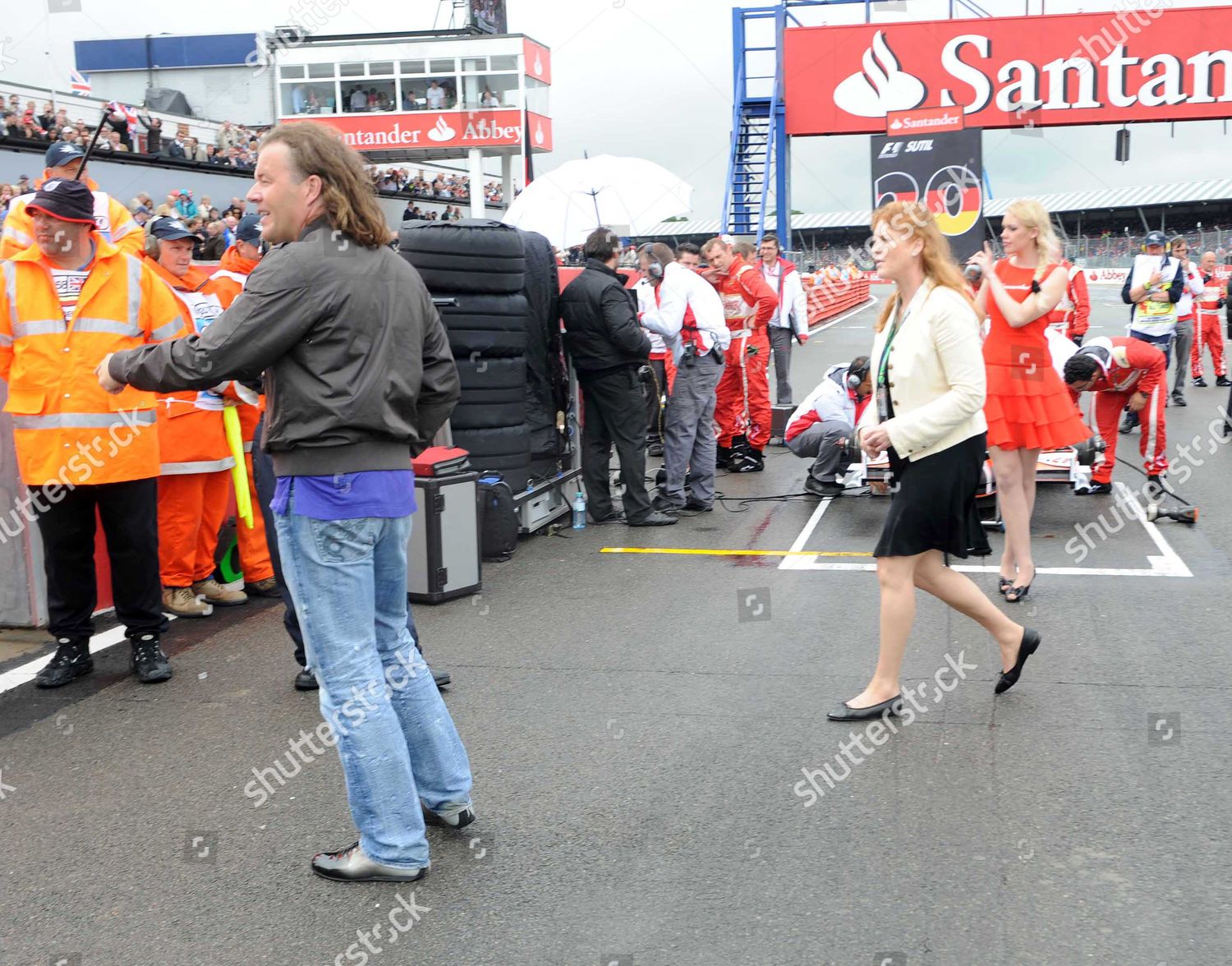 British Grand Prix Silverstone Sarah Ferguson Editorial Stock Photo ...