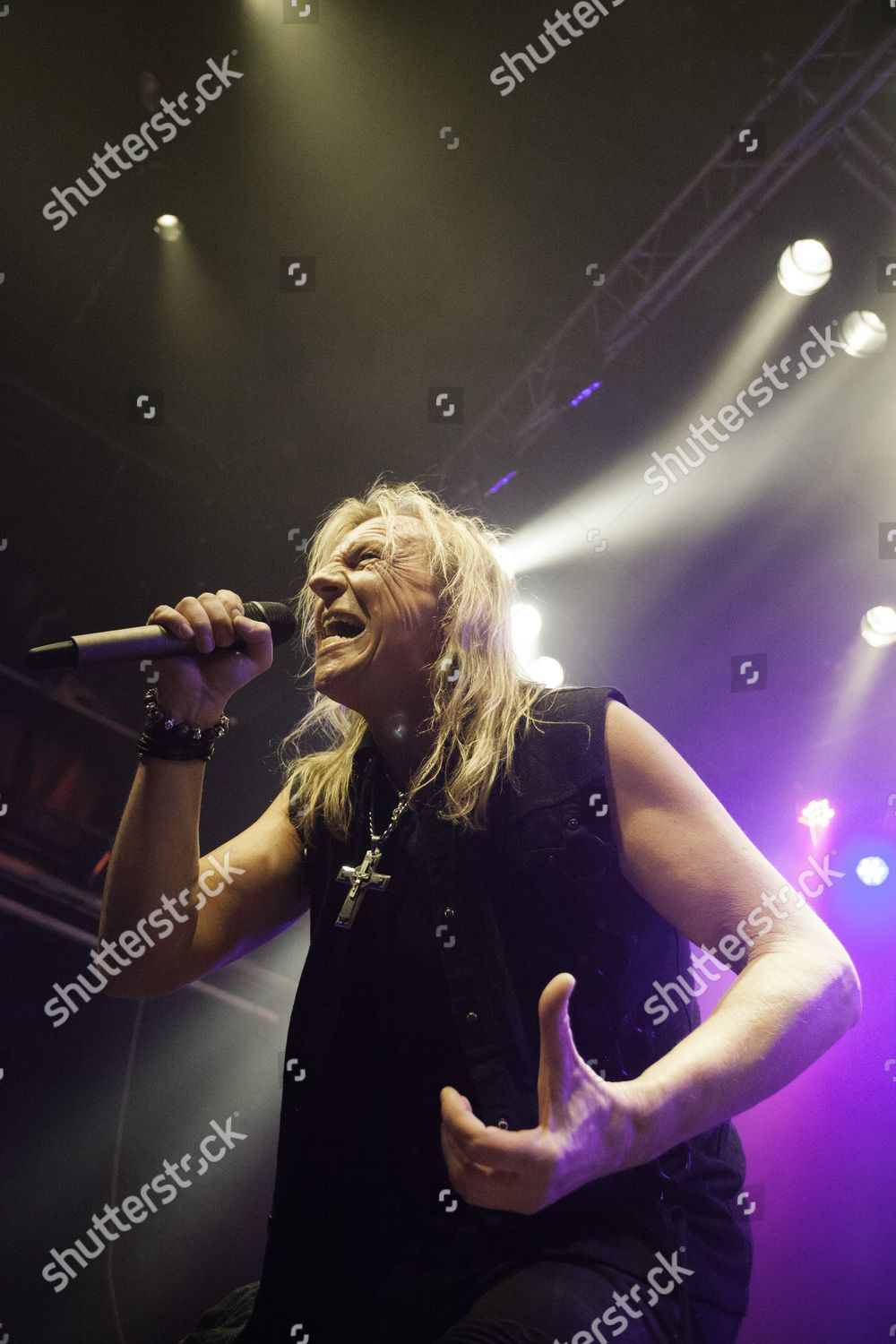 Pretty Maids Vocalist Ronnie Atkins Editorial Stock Photo - Stock Image ...