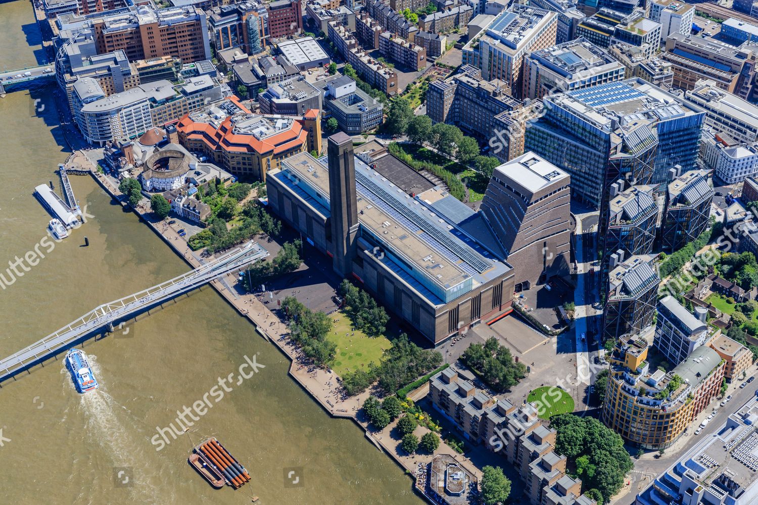 Tate Modern Complex Bankside London Se1 Editorial Stock Photo - Stock ...