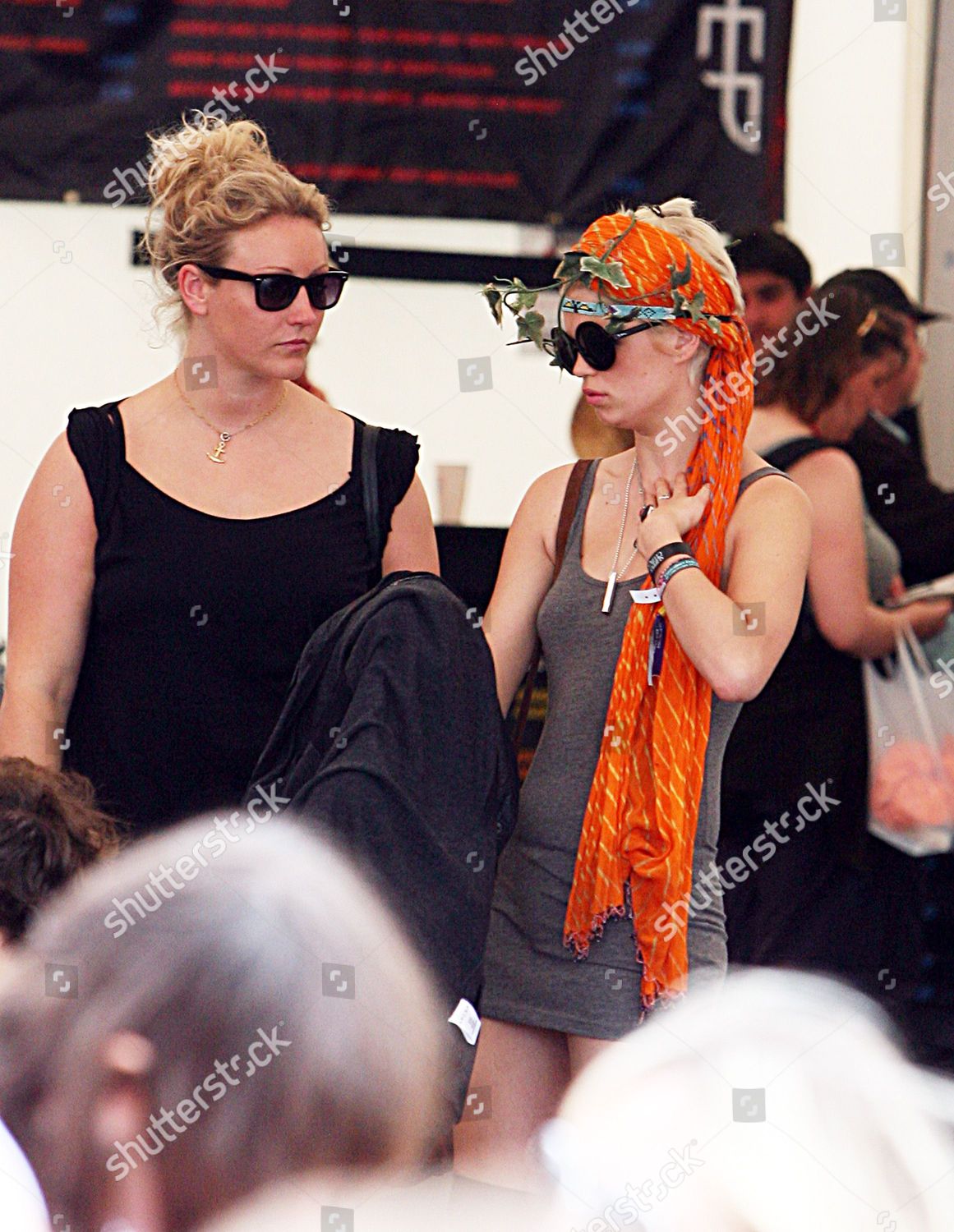 Glastonbury Festival Backstage Hospitality Area Pixie Editorial Stock ...
