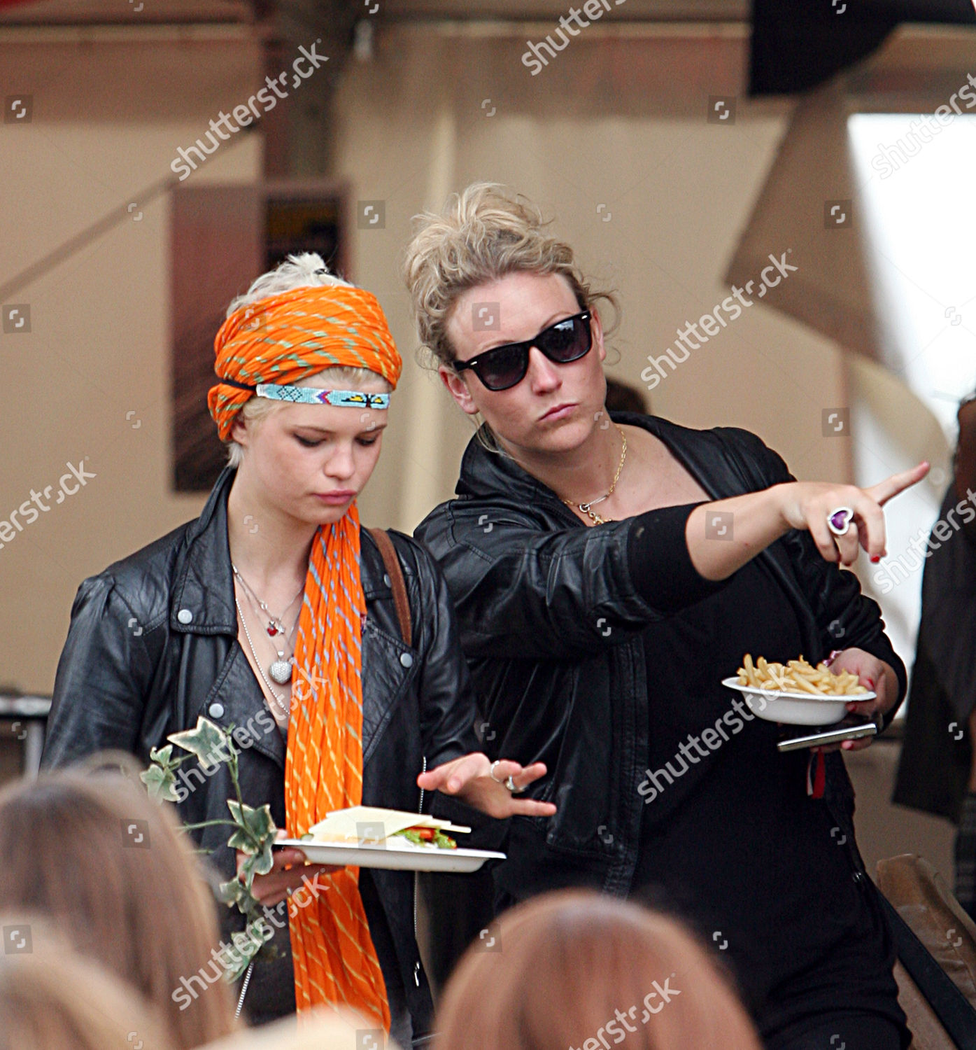 Glastonbury Festival Backstage Hospitality Area Pixie Editorial Stock ...