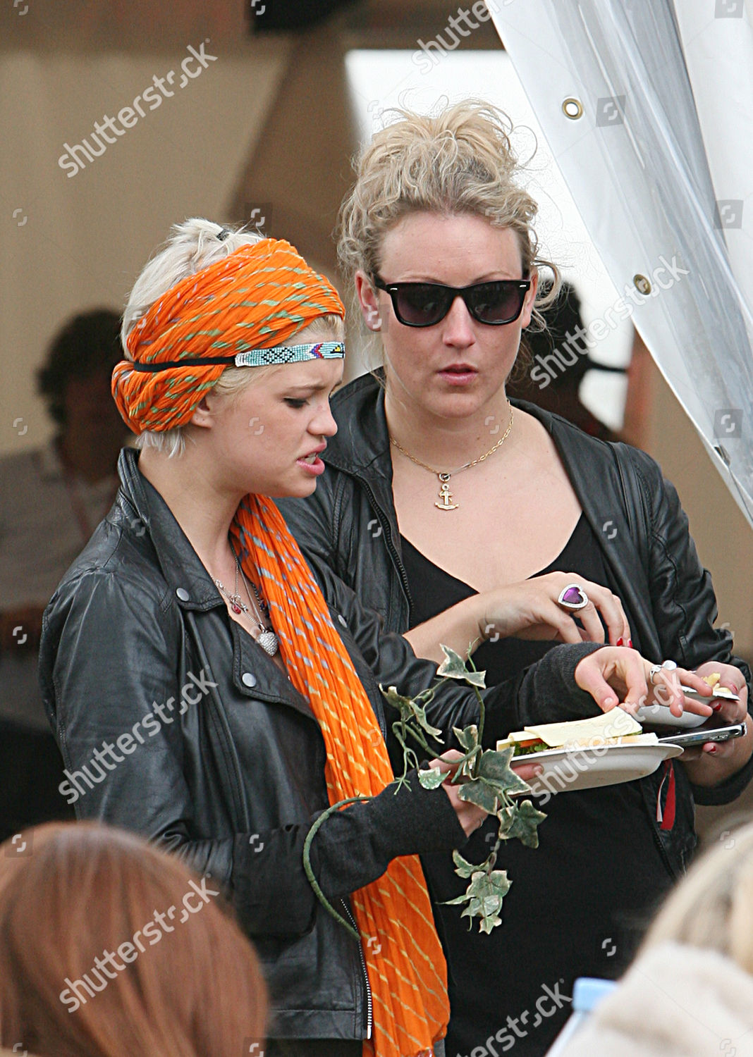 Glastonbury Festival Backstage Hospitality Area Pixie Editorial Stock ...