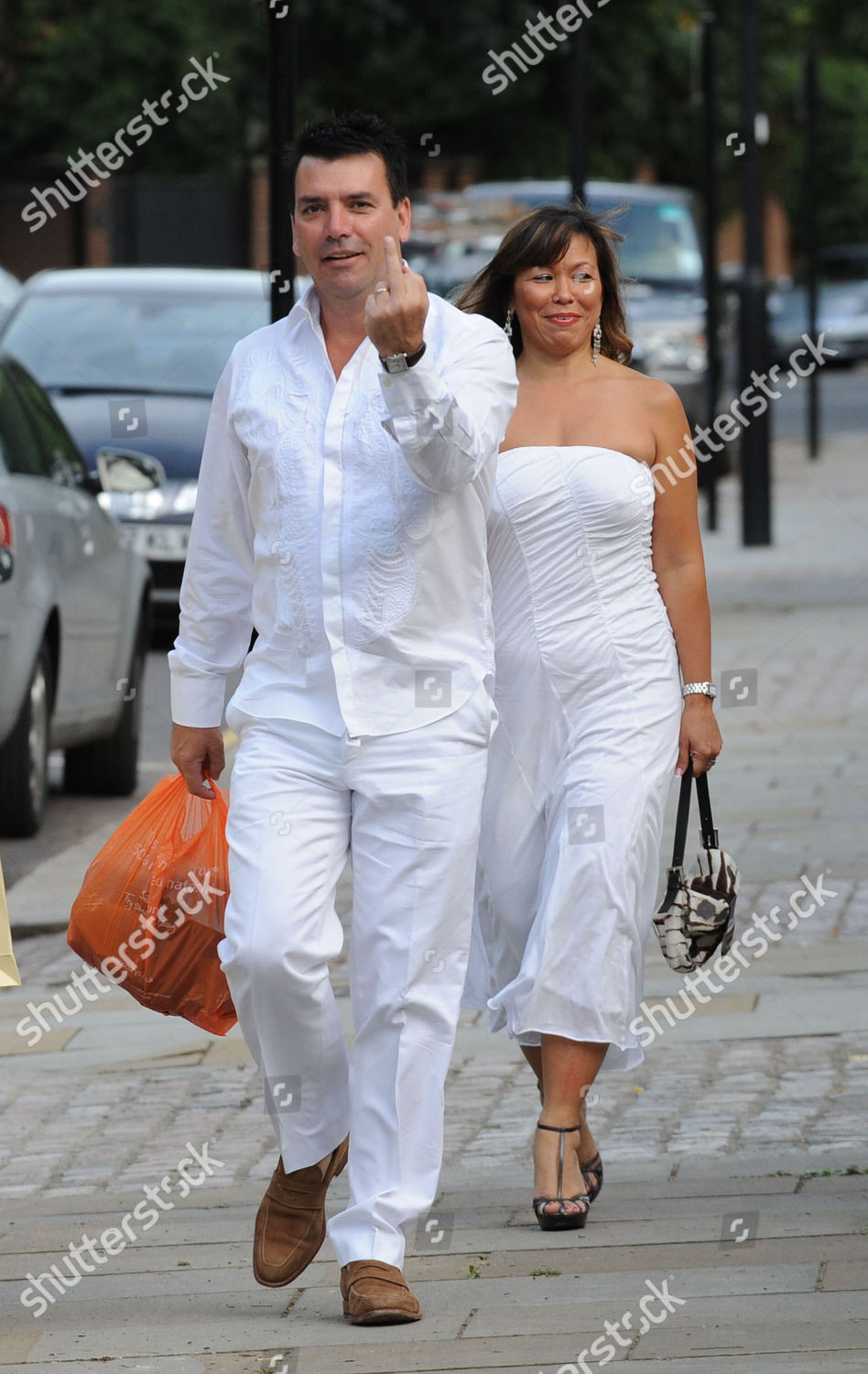 Jackie St Clair Simon Cowell Joint Editorial Stock Photo - Stock Image ...