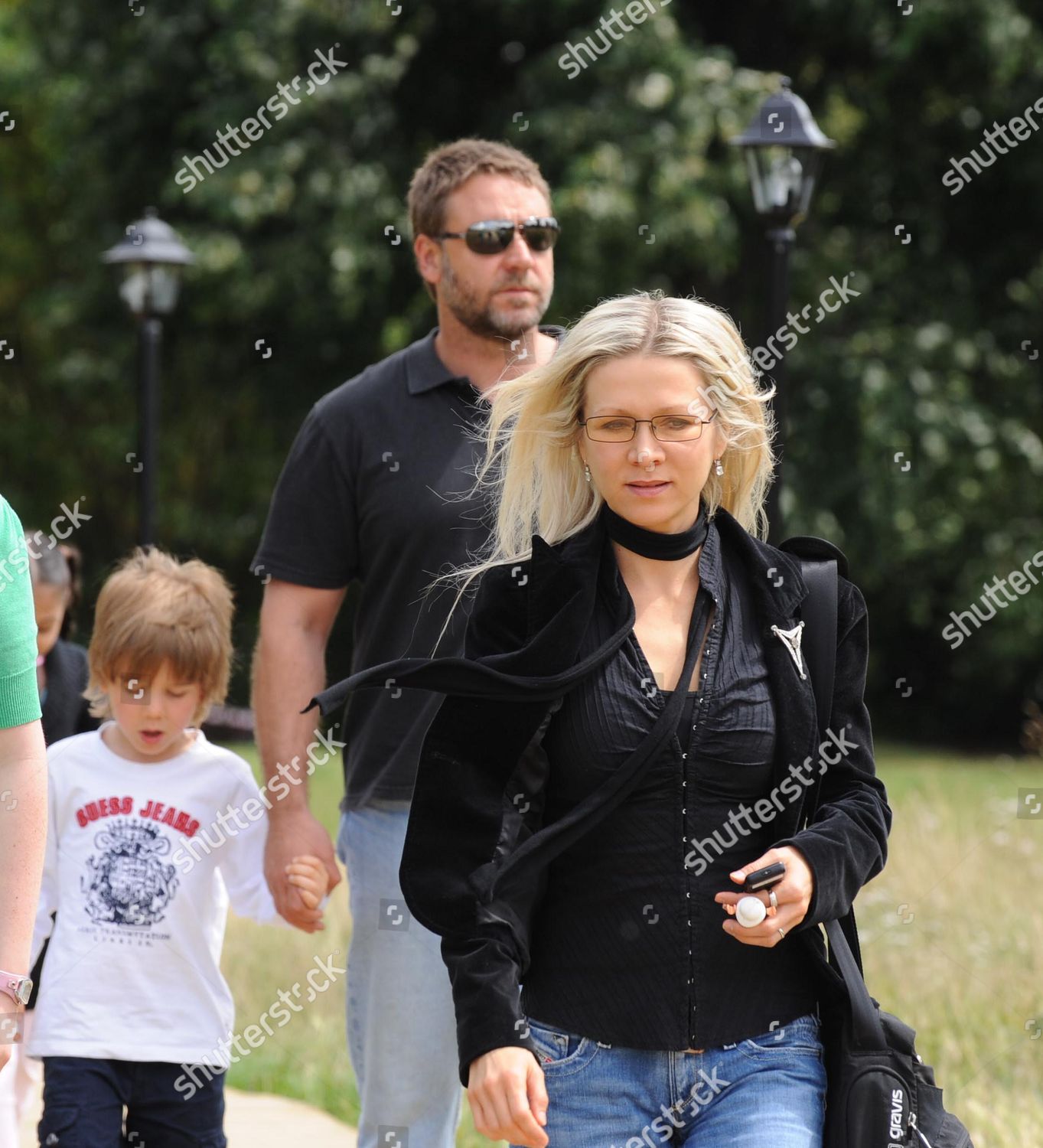 Russell Crowe Takes His Family See Editorial Stock Photo - Stock Image ...