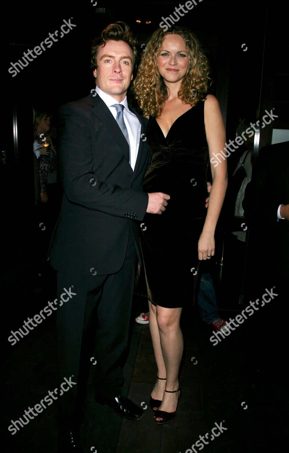 Toby Stephens His Wife Annalouise Plowman Editorial Stock Photo - Stock ...