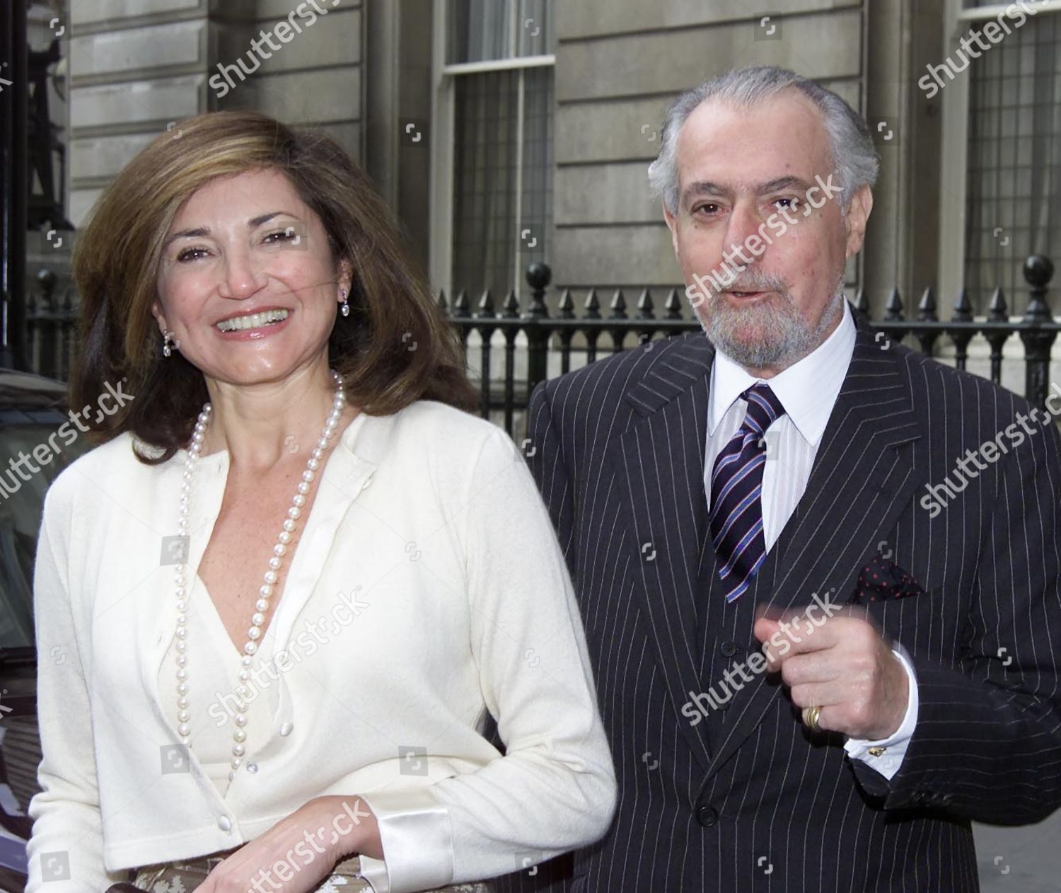Harry Hyams His Godduaghter Dorrit Moussaieff Editorial Stock Photo ...