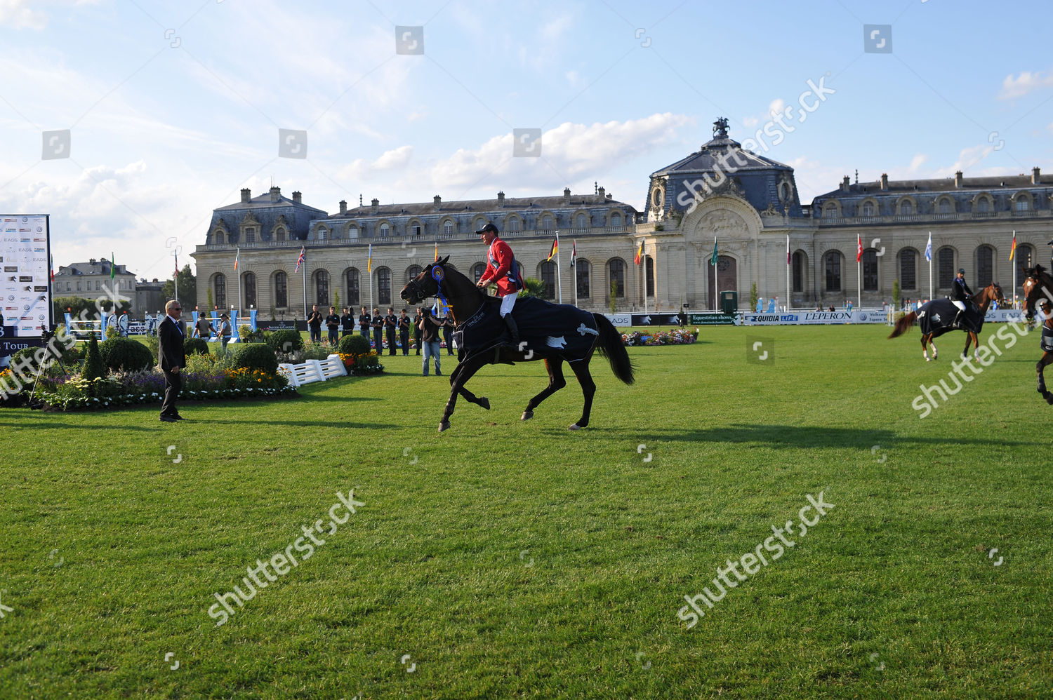 Global Champions Tour Jumping Chantilly Hippodrome Editorial Stock ...