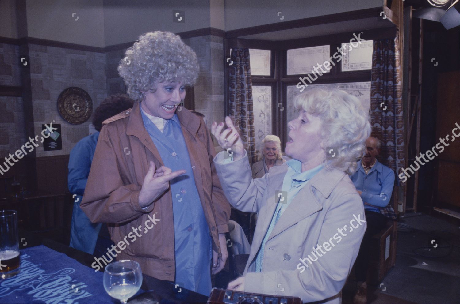 Elizabeth Dawn Vera Duckworth Lynne Perrie Editorial Stock Photo ...