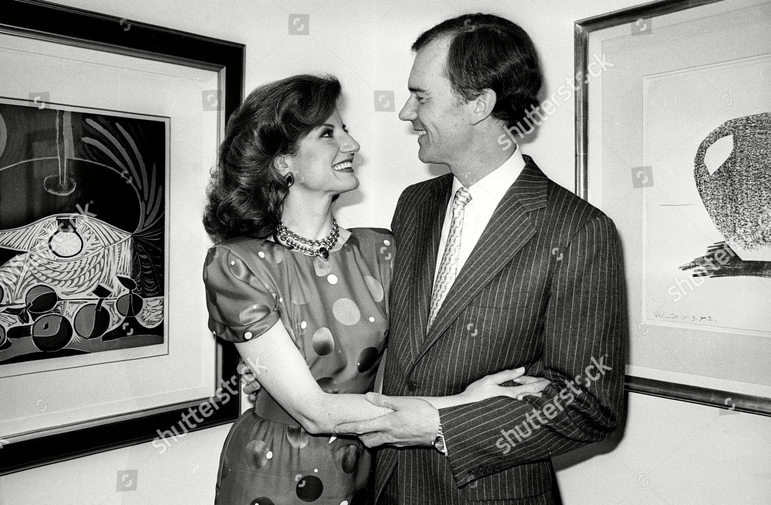 Arianna Stassinopoulos Her Husband Michael Huffington Editorial Stock ...