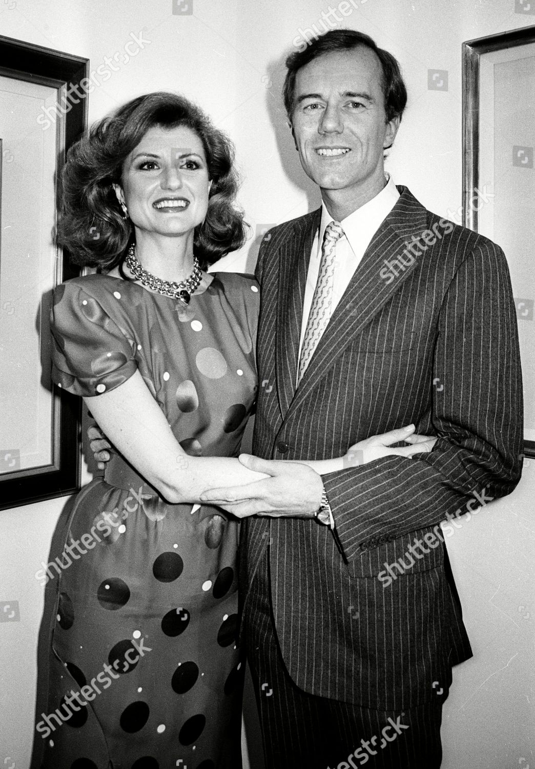 Arianna Stassinopoulos Her Husband Michael Huffington Editorial Stock ...