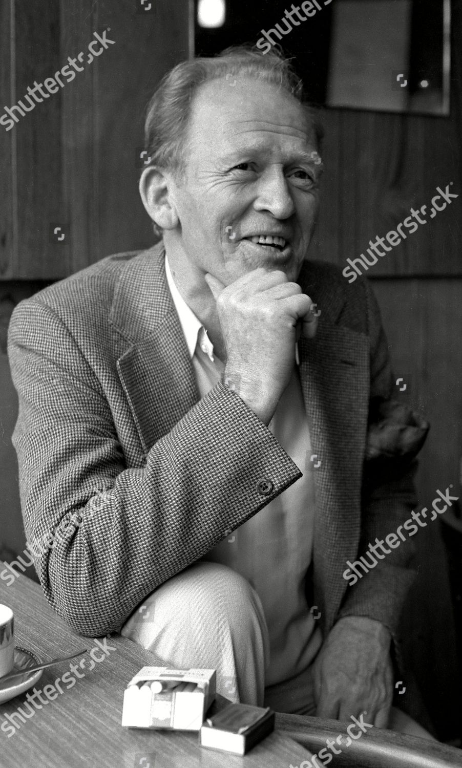 Gordon Jackson During Break Rehearsals Wimbledon Editorial Stock Photo ...