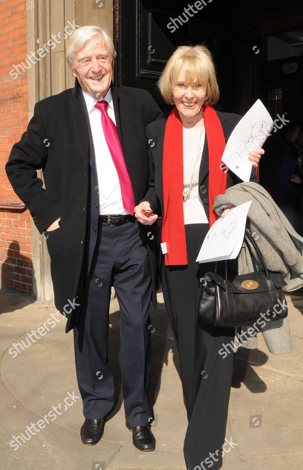 Sir Michael Parkinson Mary Parkinson Editorial Stock Photo - Stock ...