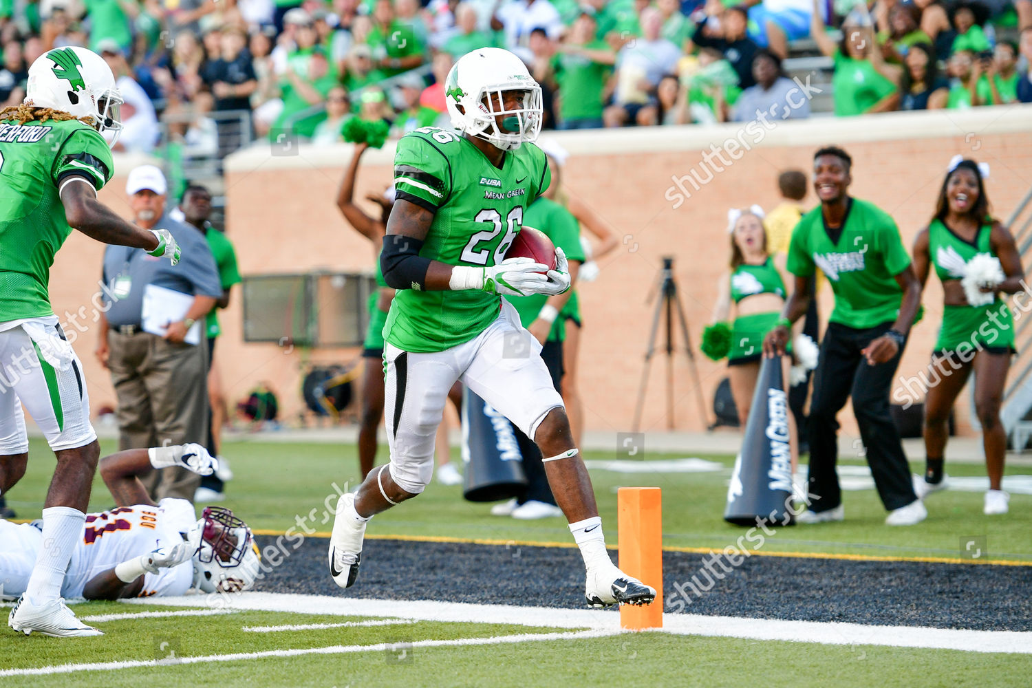 Th North Texas Mean Green Running Editorial Stock Photo - Stock Image ...