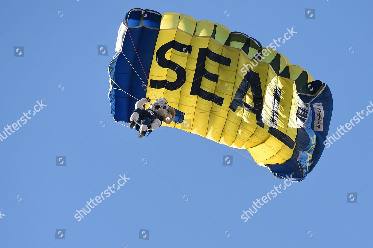 Navy Seal Parachute Team Leap Frogs Editorial Stock Photo - Stock Image ...