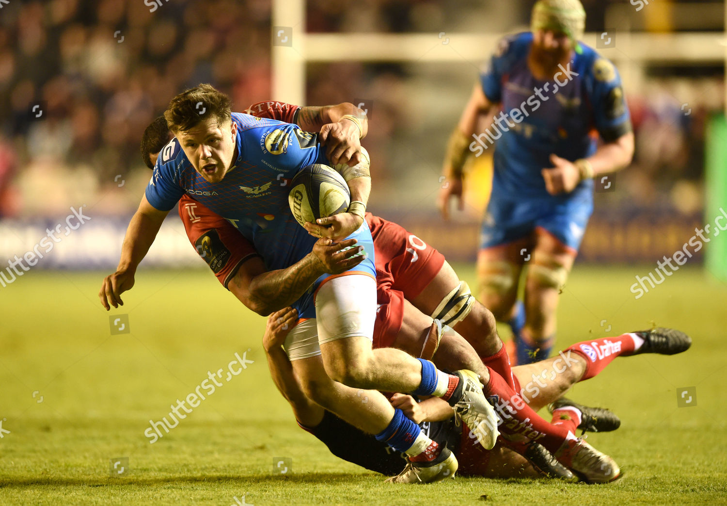 Steff Evans Scarlets Looks Get Past Editorial Stock Photo - Stock Image ...