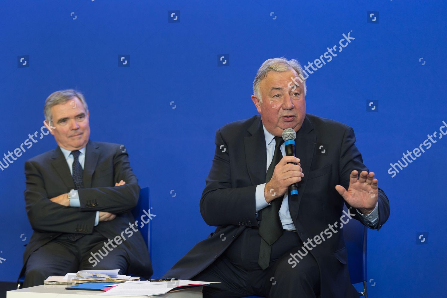Bernard Accoyer Gerard Larcher Editorial Stock Photo - Stock Image ...