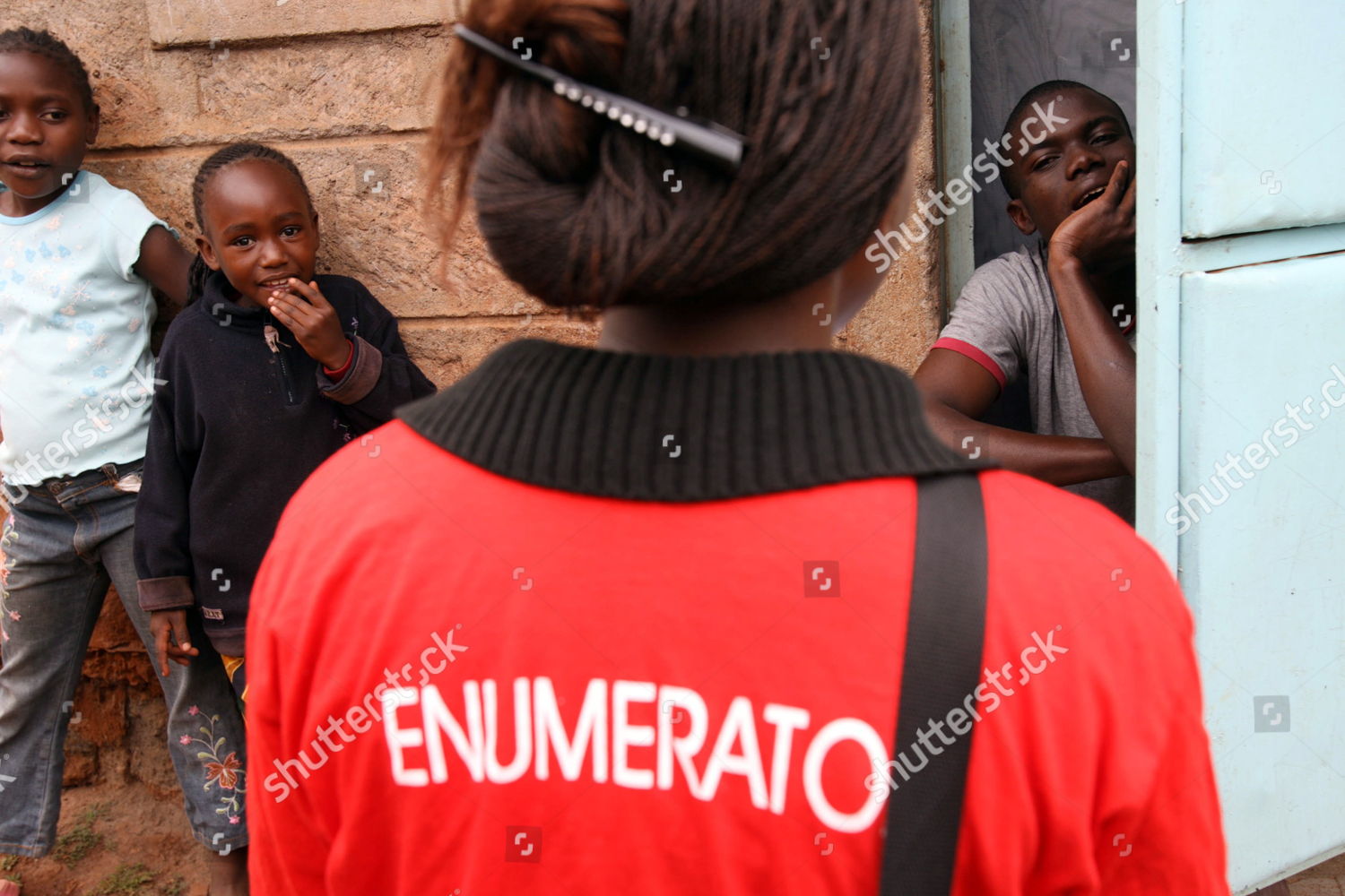 Enumerator Asks Resident Kangemi High Density Editorial Stock Photo ...