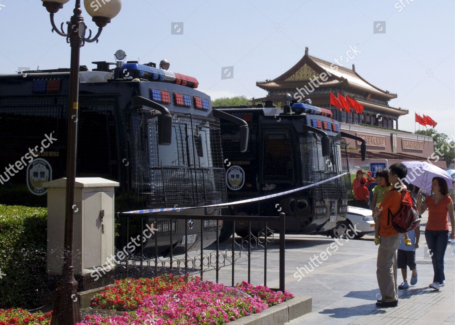 Riot Police Armoured Buses Parked Immediately Editorial Stock Photo ...