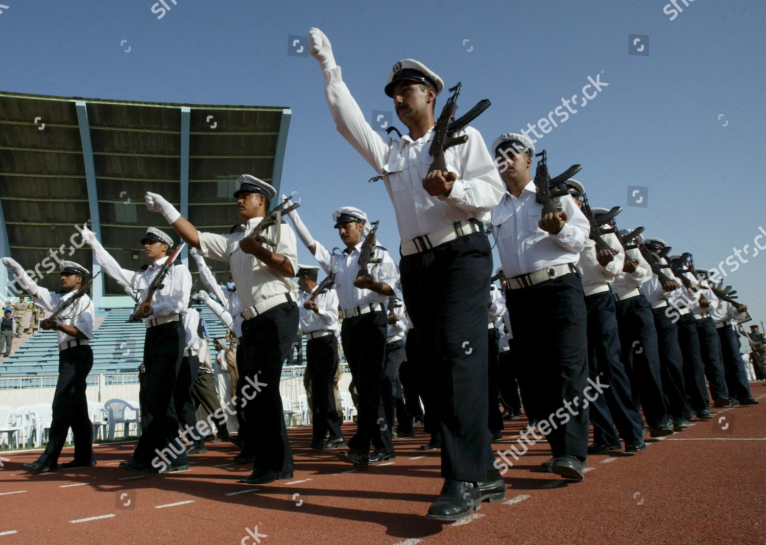Iraqi Police Forces March During Parade Editorial Stock Photo - Stock ...