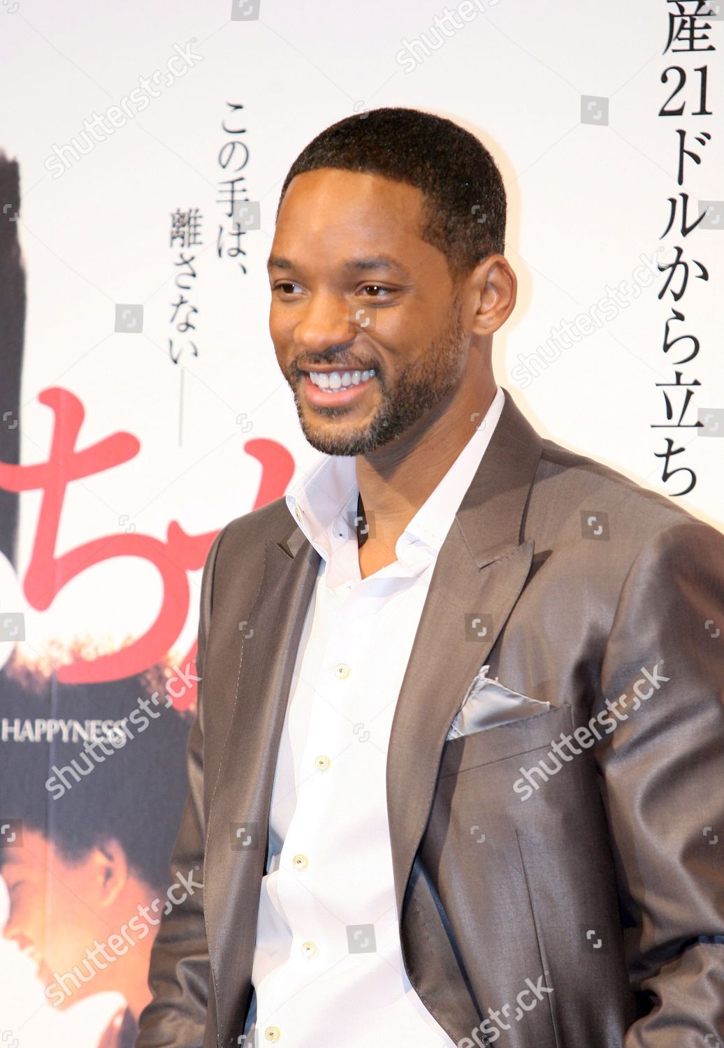 Actor Will Smith Poses Photographers During Editorial Stock Photo ...