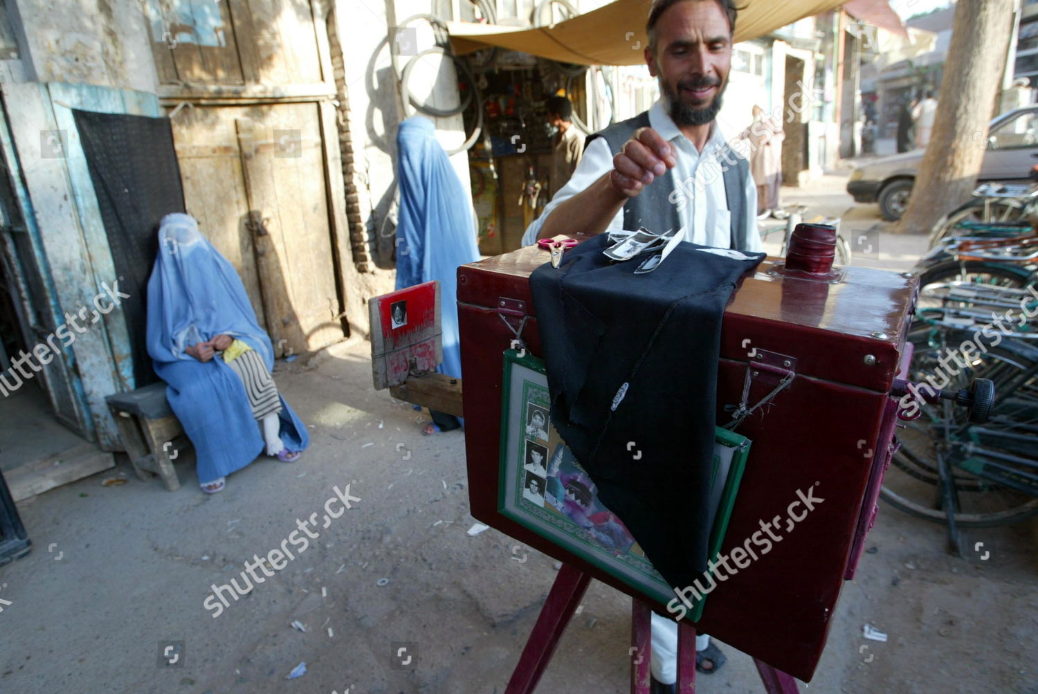 Afghan Burqa Clad Woman Poses Get Editorial Stock Photo - Stock Image ...