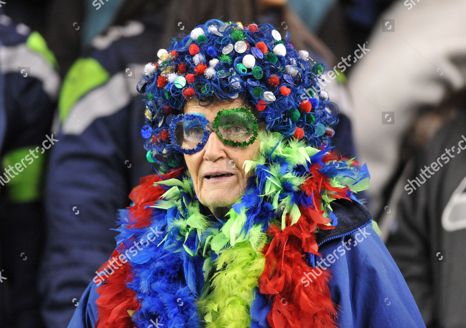 Seahawk Fan During Game Between Seattle Editorial Stock Photo - Stock ...