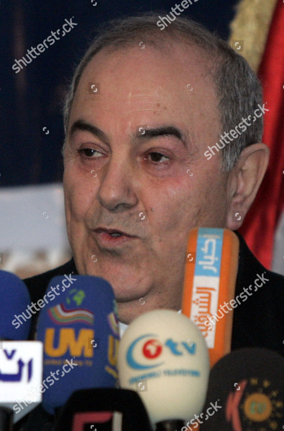 Iraqi Former Prime Minister Iyad Allawi Editorial Stock Photo - Stock ...