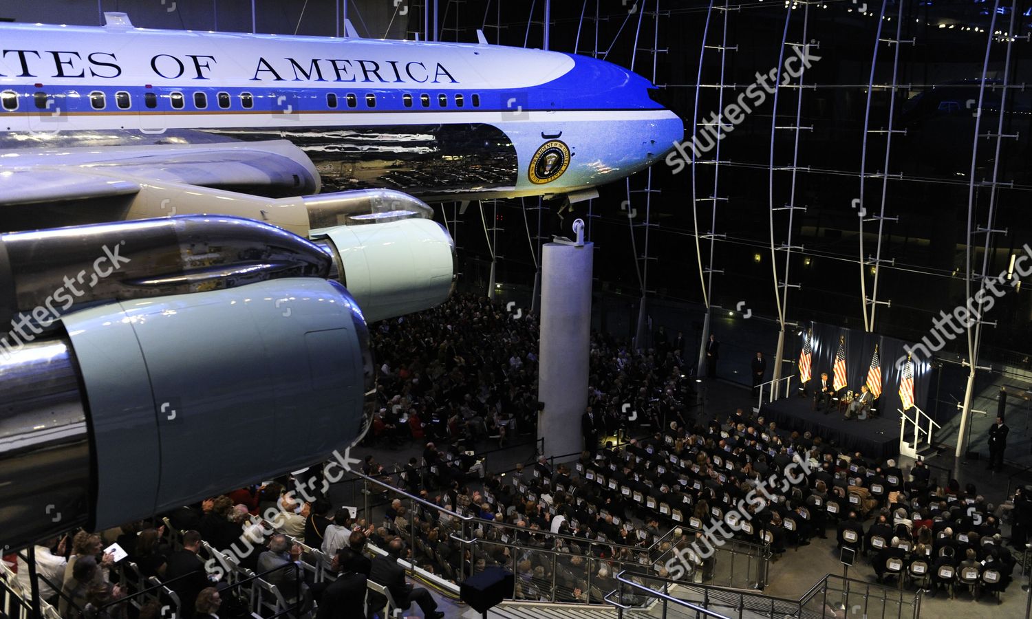Boeing 707 Air Force One Dominates Editorial Stock Photo - Stock Image ...