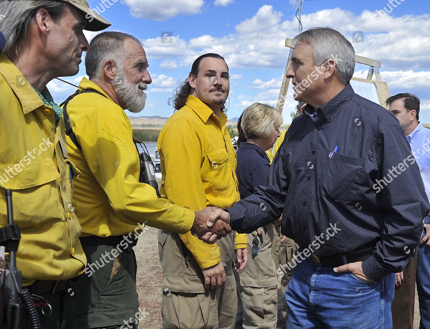 Colorado Governor Bill Ritter R Thanks Editorial Stock Photo - Stock ...