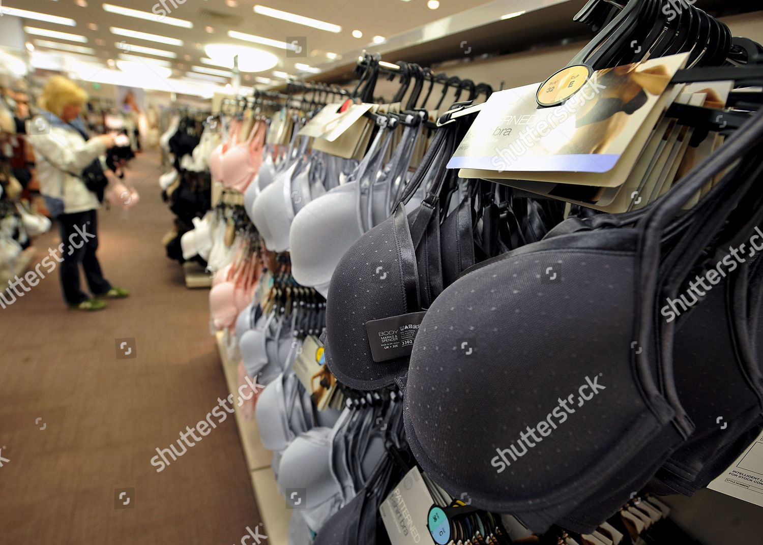 Customer Shops Bras Ms Store London Editorial Stock Photo - Stock Image ...