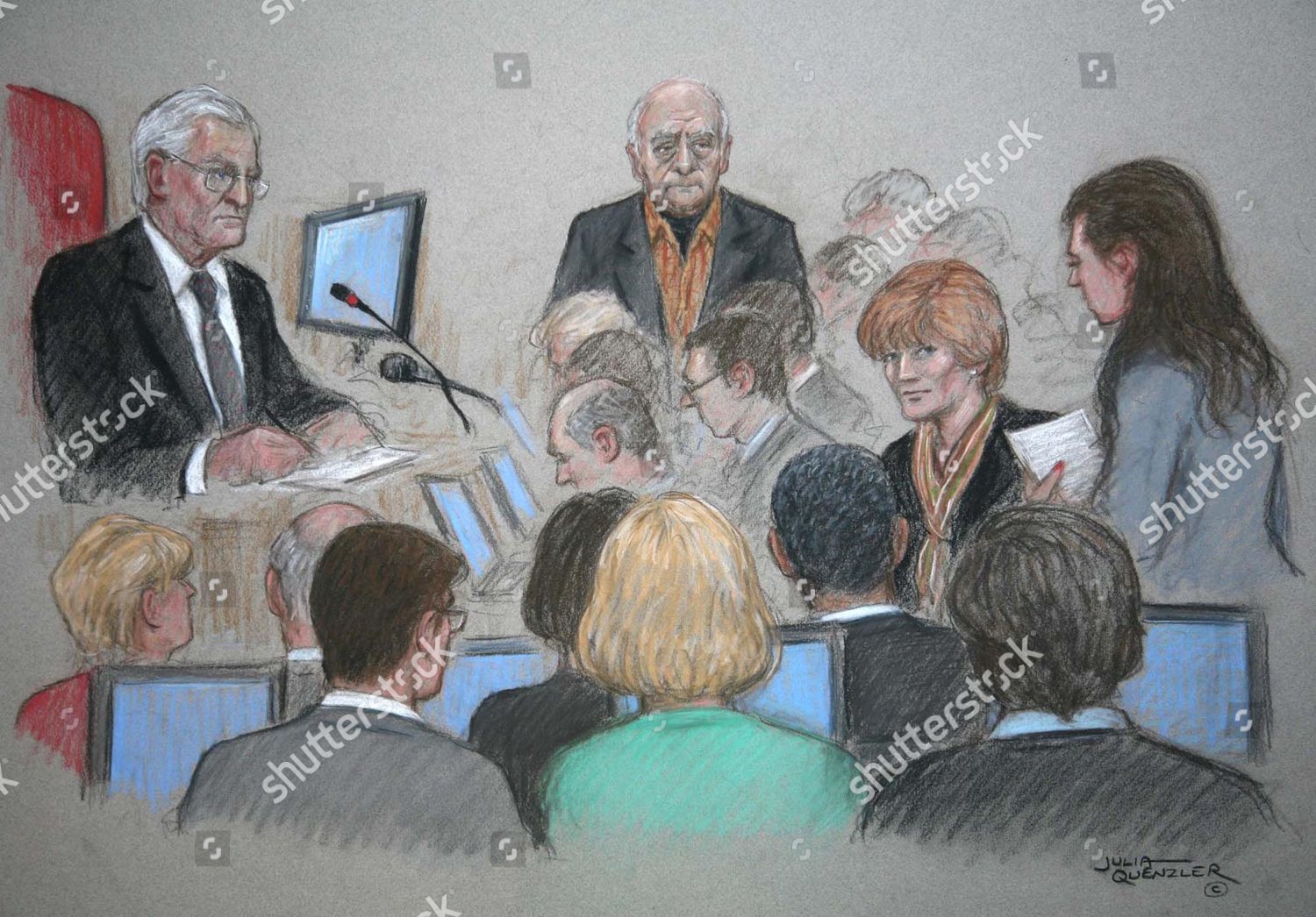 Artwork Showing Coroner Lord Justice Scott Editorial Stock Photo ...