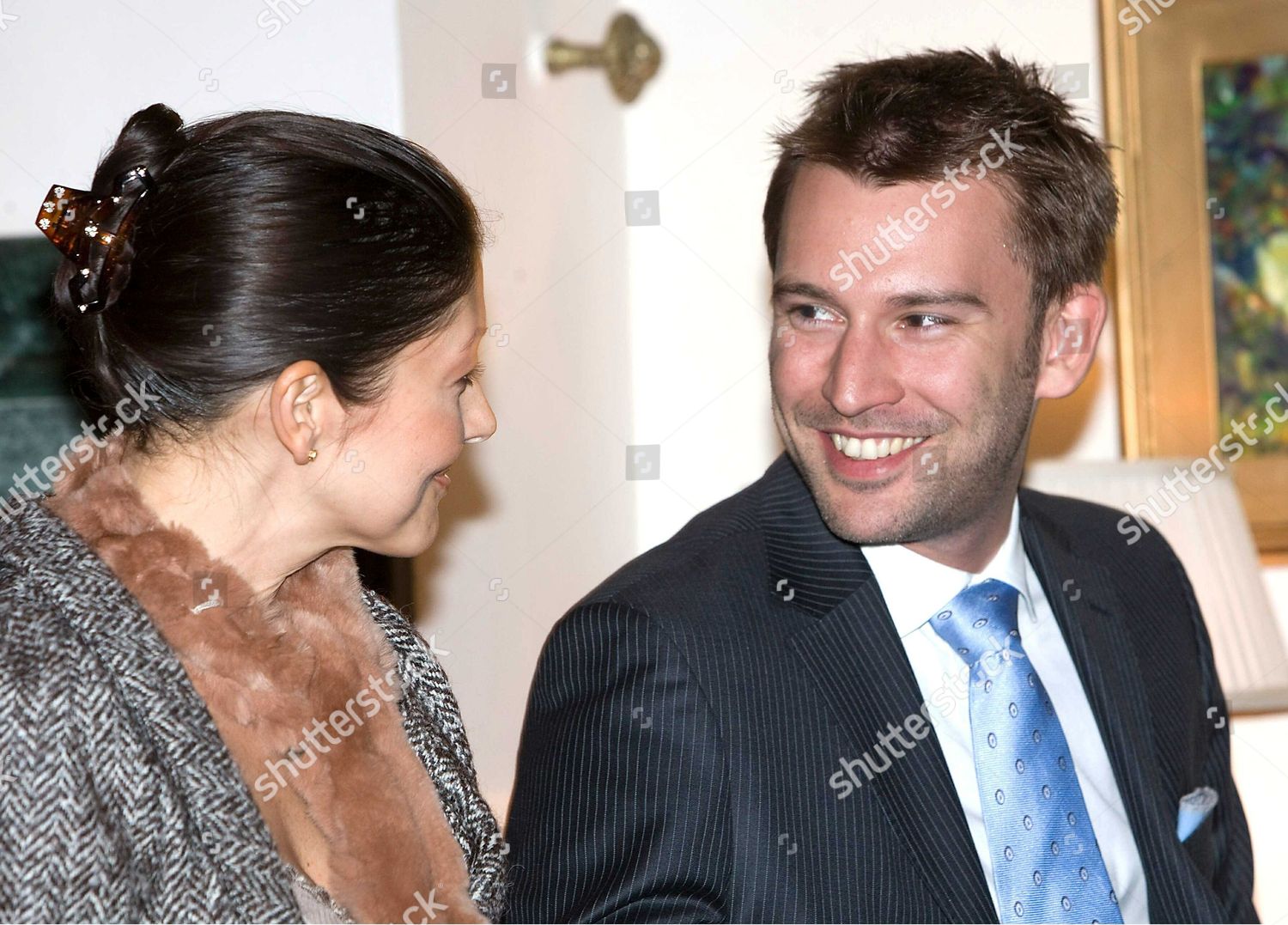 Countess Alexandra Fredriksborg Husband Martin Jorgensen Editorial ...