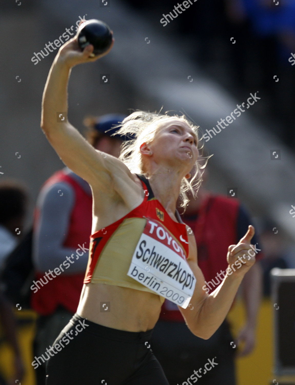 Germanys Lilli Schwarzkopf Competes Shot Put Editorial Stock Photo ...