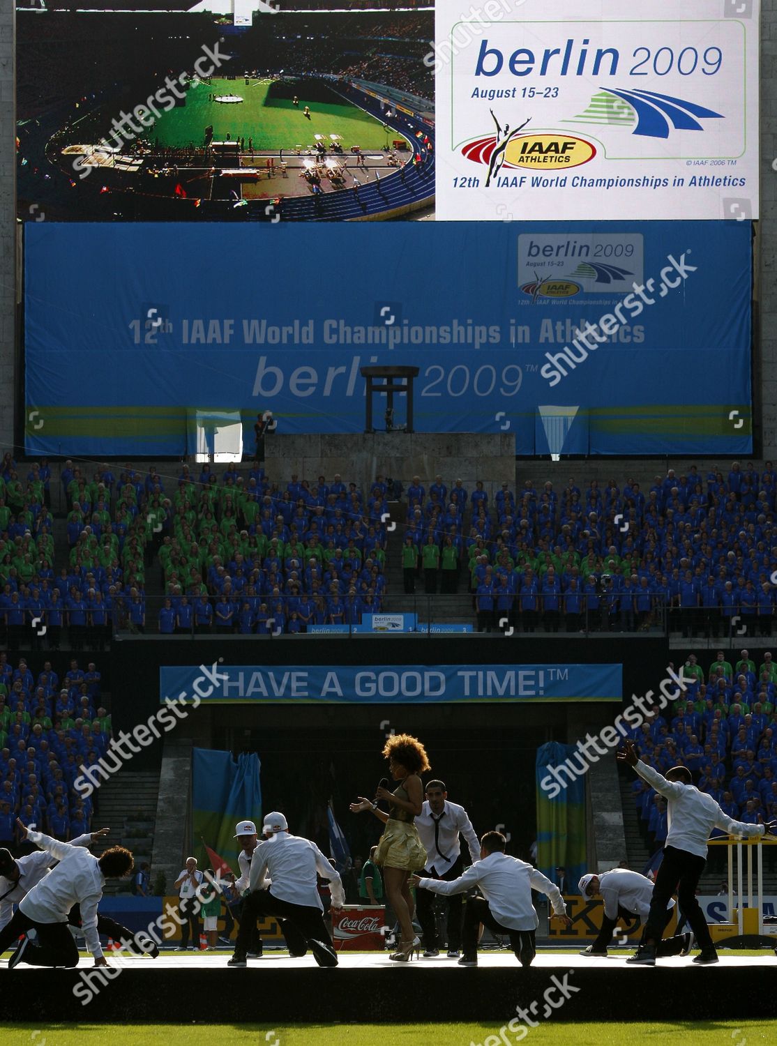 Singer Oceana Performs During Opening Ceremony Editorial Stock Photo ...