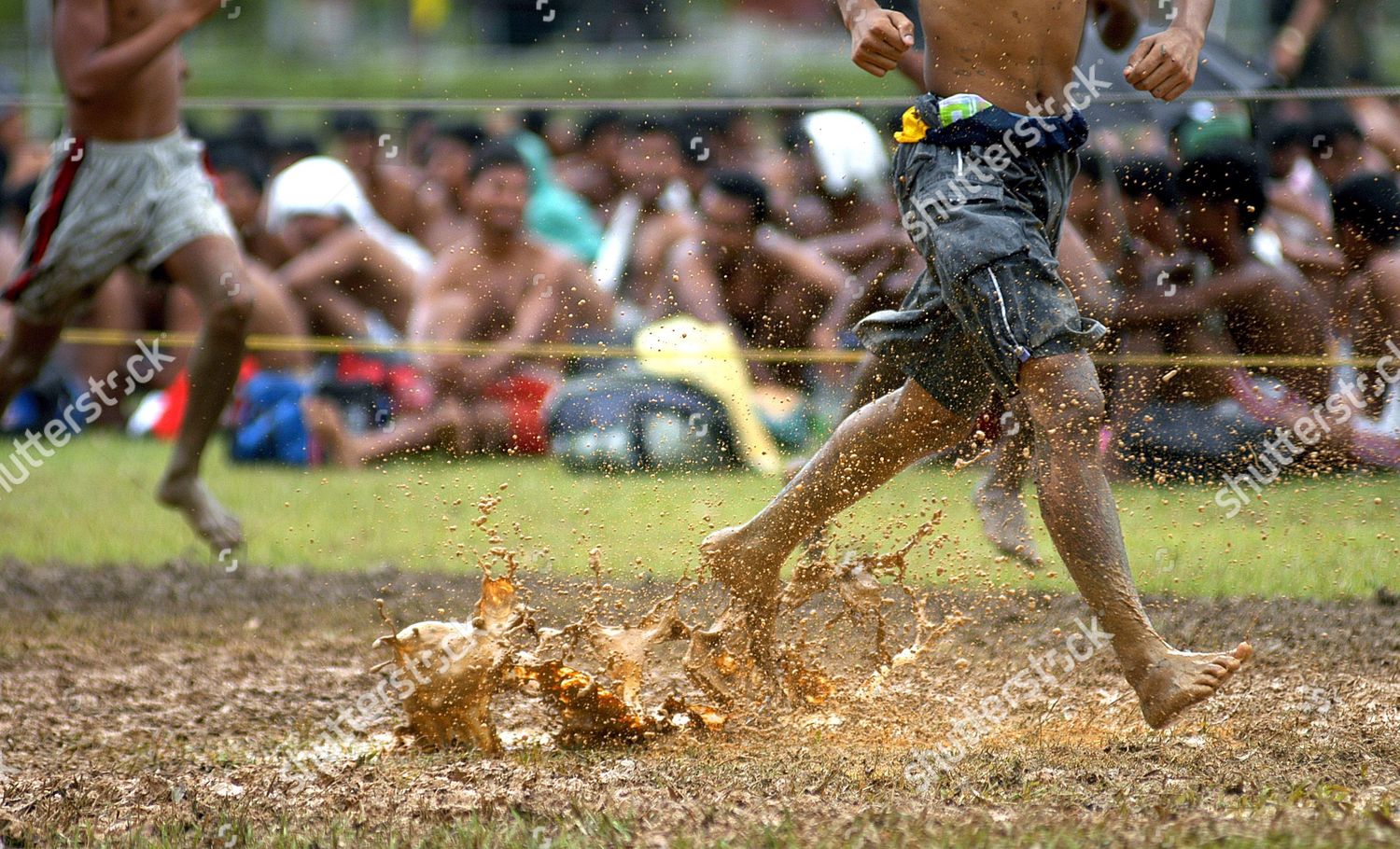 Youth Run Through Mud Part Physical Editorial Stock Photo - Stock Image ...