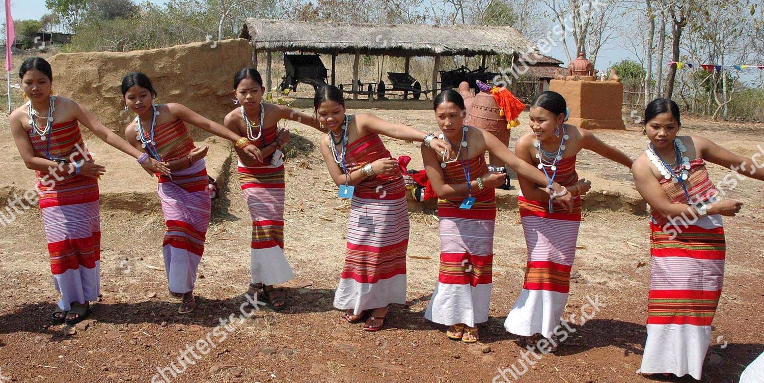 Tribal Folk Dancers Kalai Halam Community Editorial Stock Photo - Stock ...