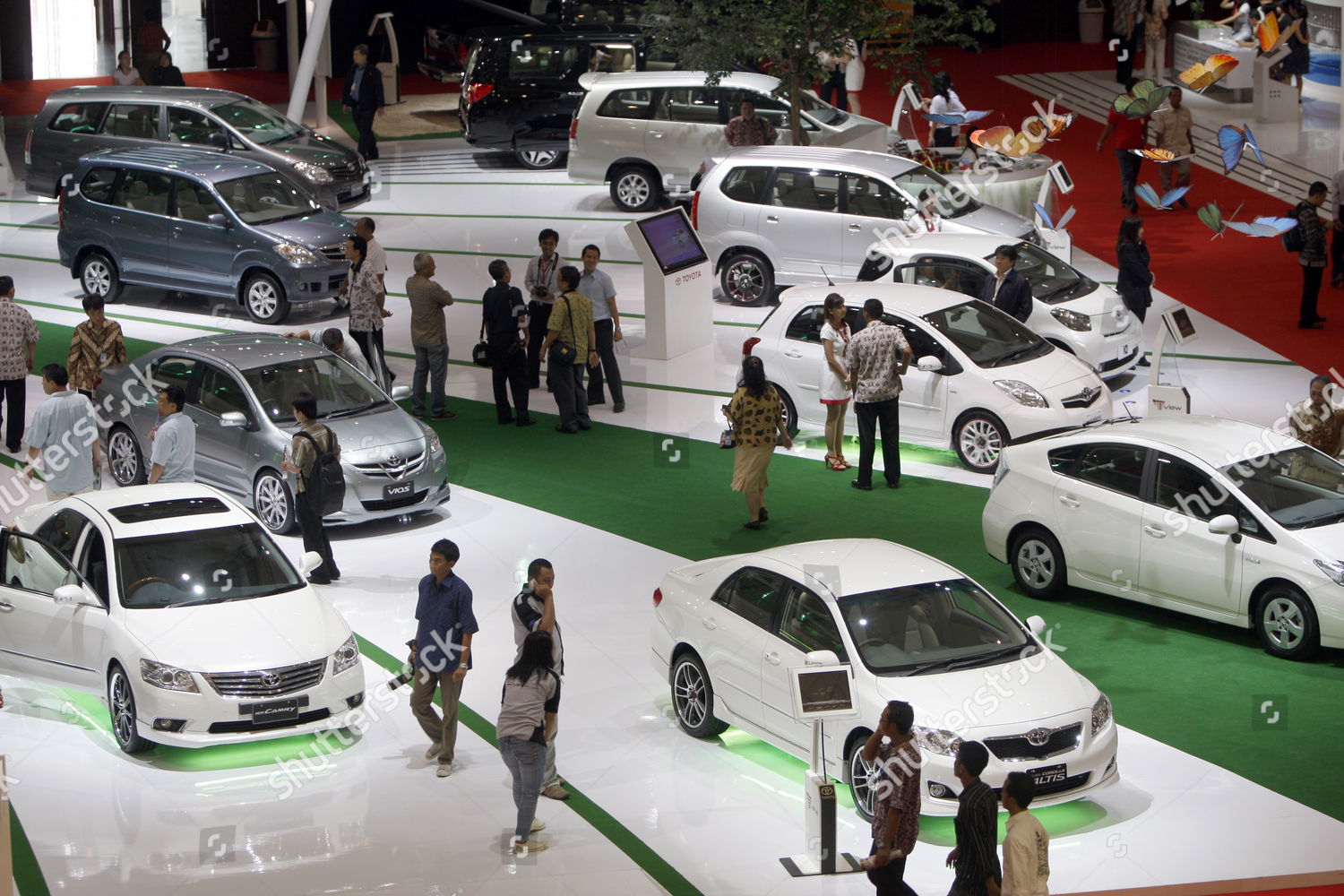Indonesians Look New Cars During Indonesias Editorial Stock Photo ...