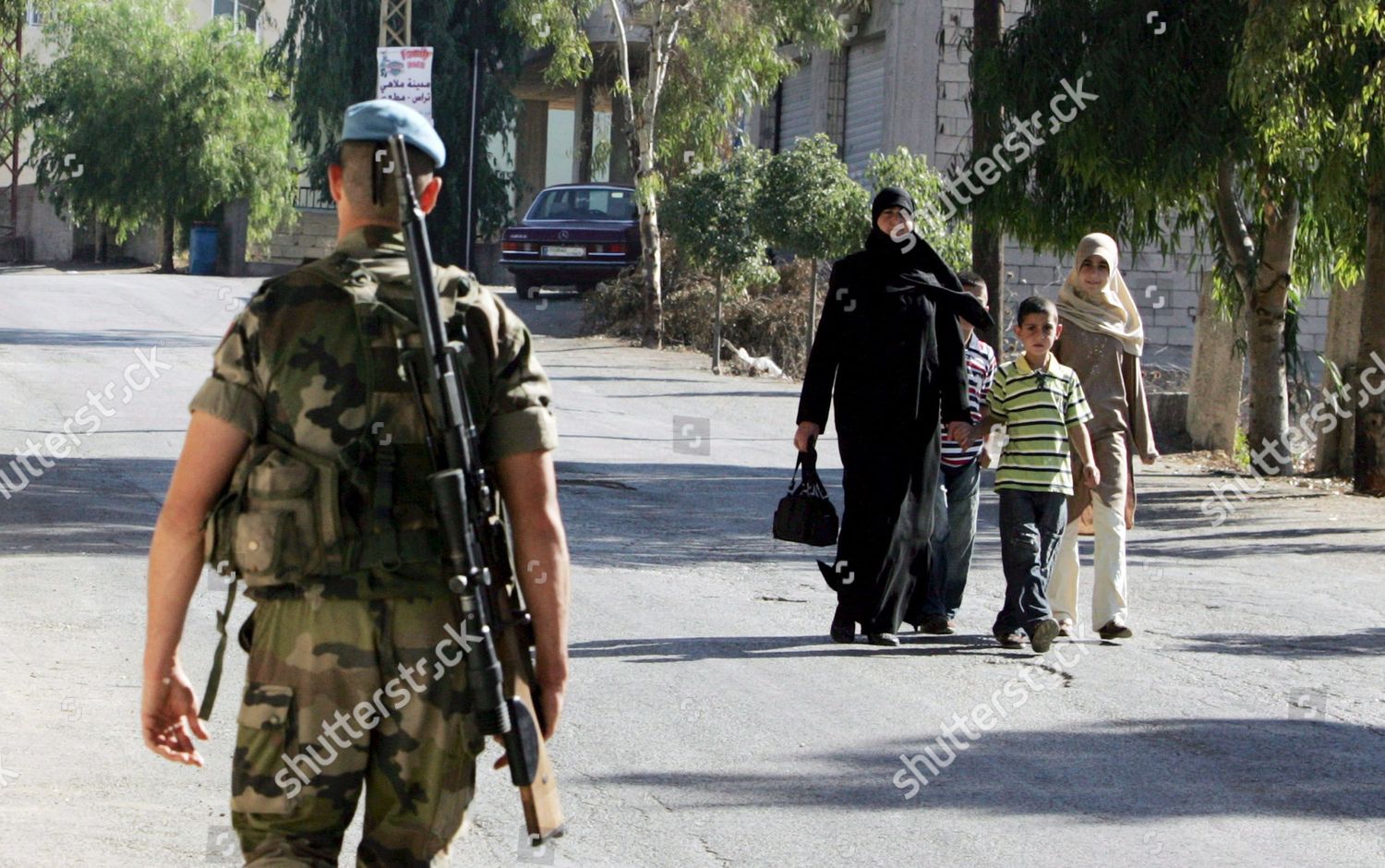 French Unifil Peacekeeper Troops Patrol Southern Editorial Stock Photo ...