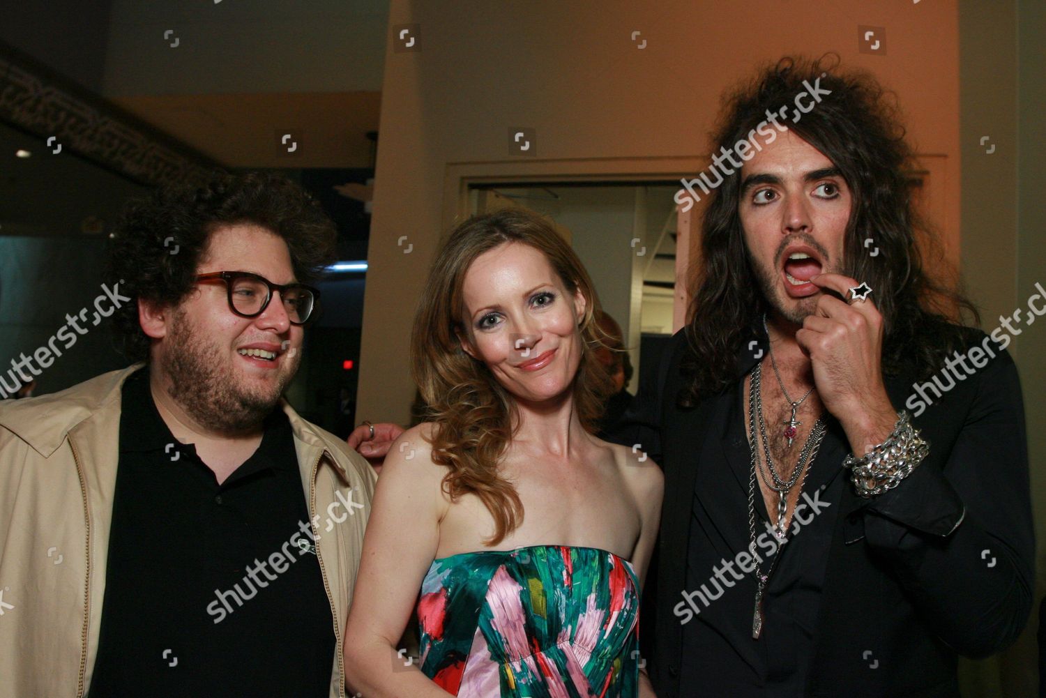 Jonah Hill Leslie Mann Russell Brand Editorial Stock Photo - Stock ...