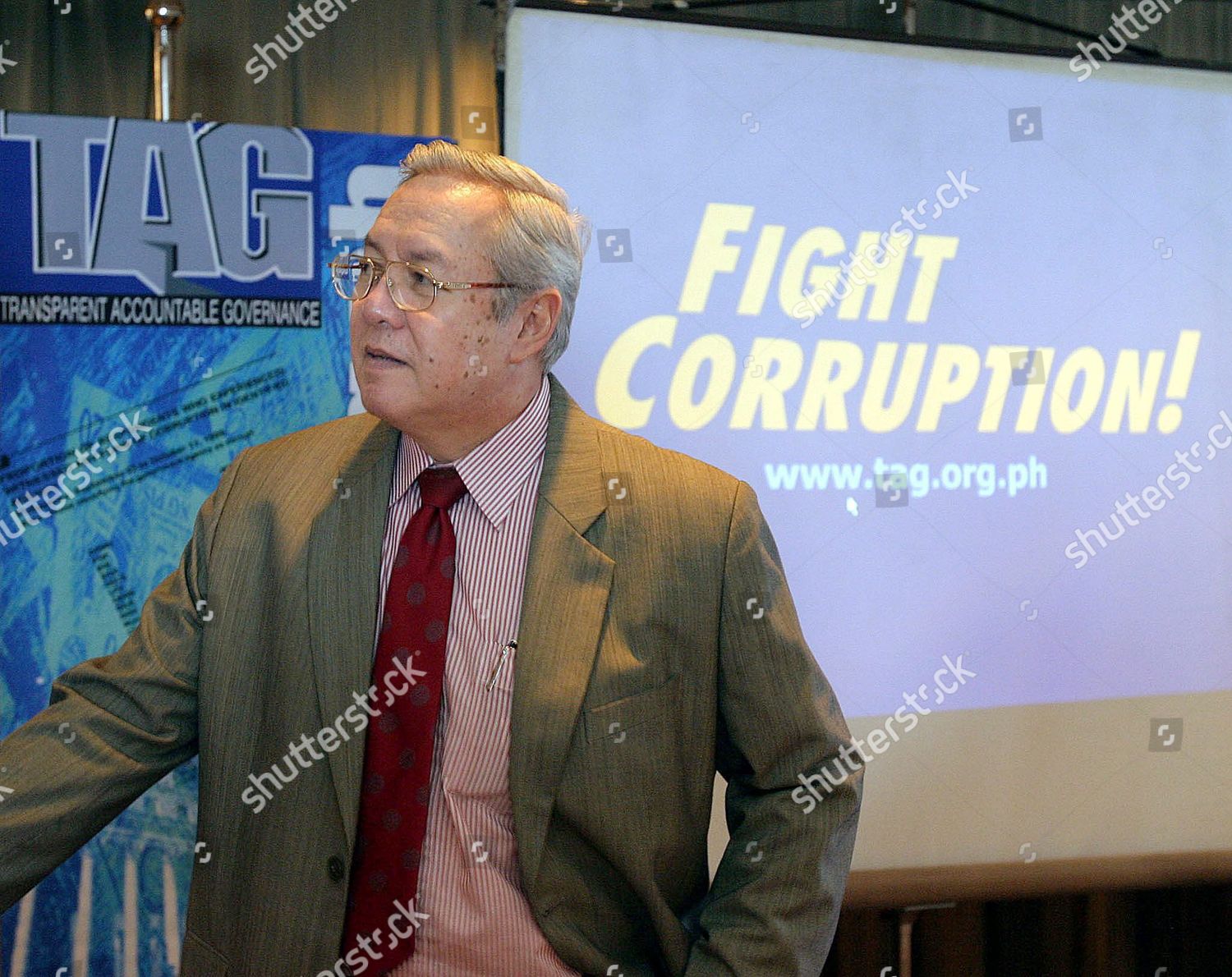 Dr Mahar Mangahas Stand Infront Screen Editorial Stock Photo - Stock ...