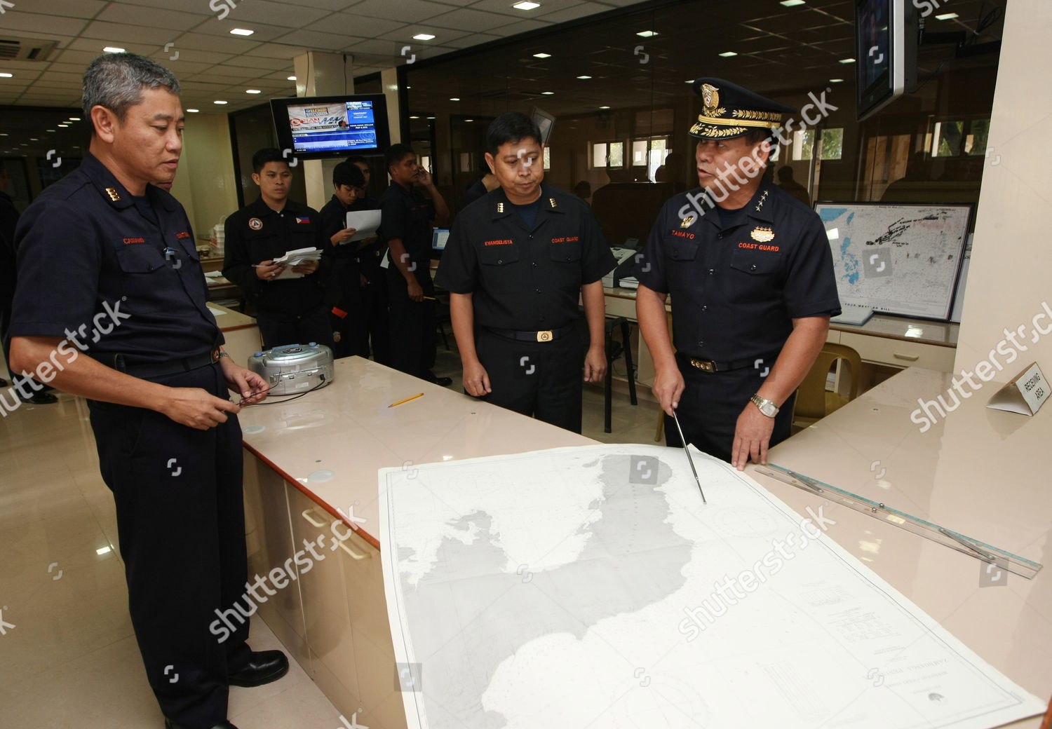 Philippine Coast Guard Pcg Commandant Admiral Editorial Stock Photo ...