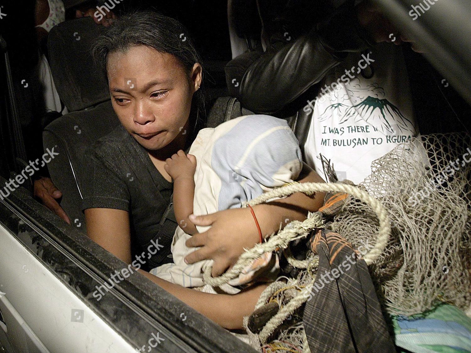 Filipino Mother Wraps Her Baby Blanket Editorial Stock Photo - Stock ...