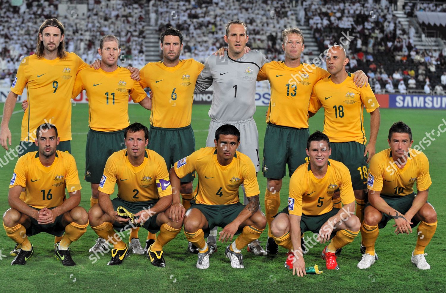 Australian National Soccer Players Pose Team Editorial Stock Photo ...