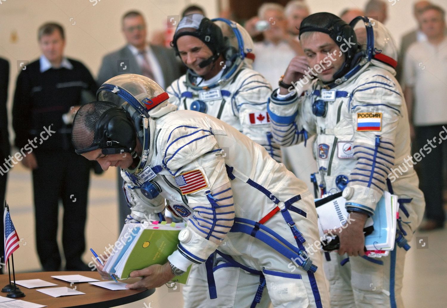 Members Main International Space Crew U Editorial Stock Photo - Stock ...