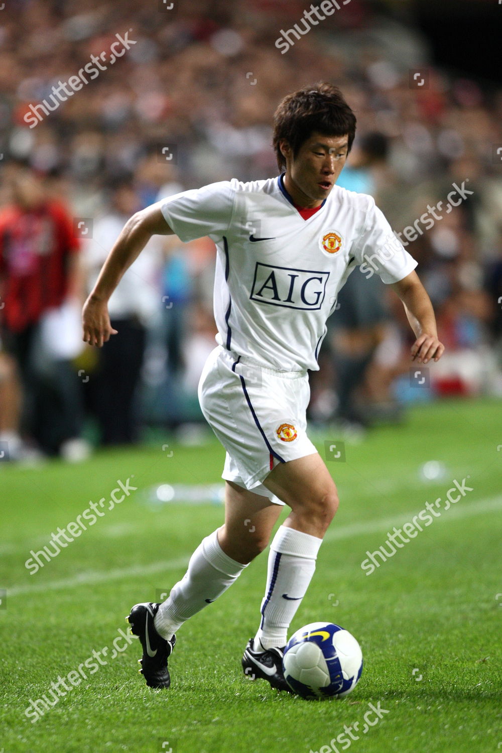 Manchester United Player Park Jisung During Editorial Stock Photo ...